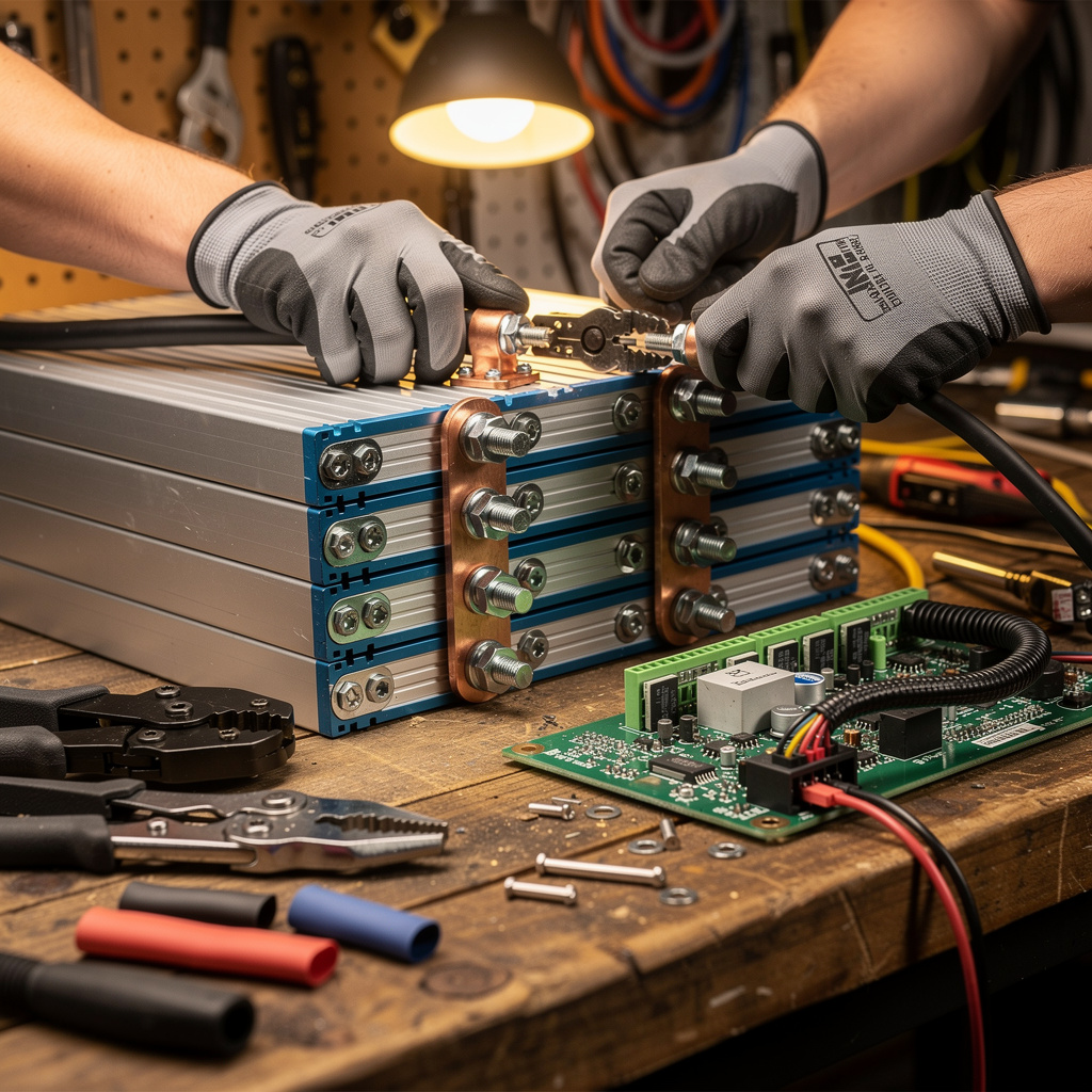 DIY LiFePO4 Battery Bank Build | Complete Construction Guide